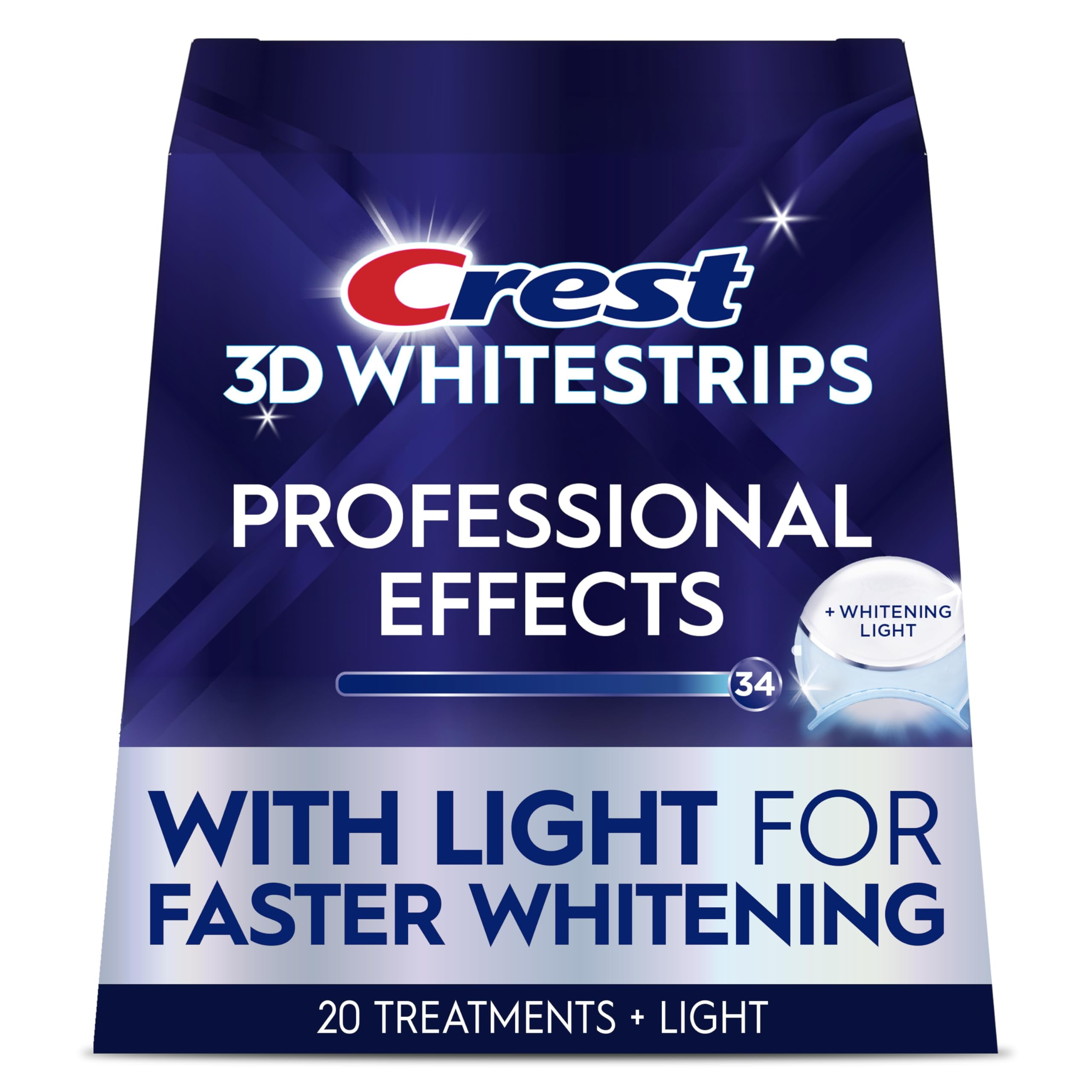 Crest 3D Whitestrips, Professional AIF9 Effects with LED Accelerator ...