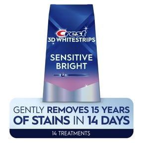 Crest 3D White Dental Whitening Classic Vivid 10 Treatments 30-Minute ...