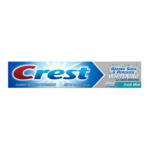 Crest Toothpaste, Baking Soda & Peroxide Whitening, Tartar Protection ...