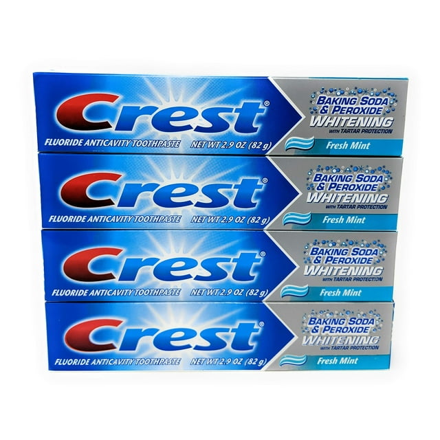 Crest Baking Soda Peroxide YPF5 Whitening Tartar Toothpaste, 2.9 Oz ...
