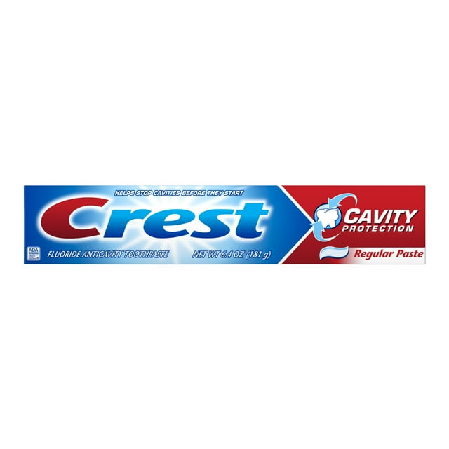 Crest Cavity Protection Regular Toothpaste, 6.4 oz - Walmart.com
