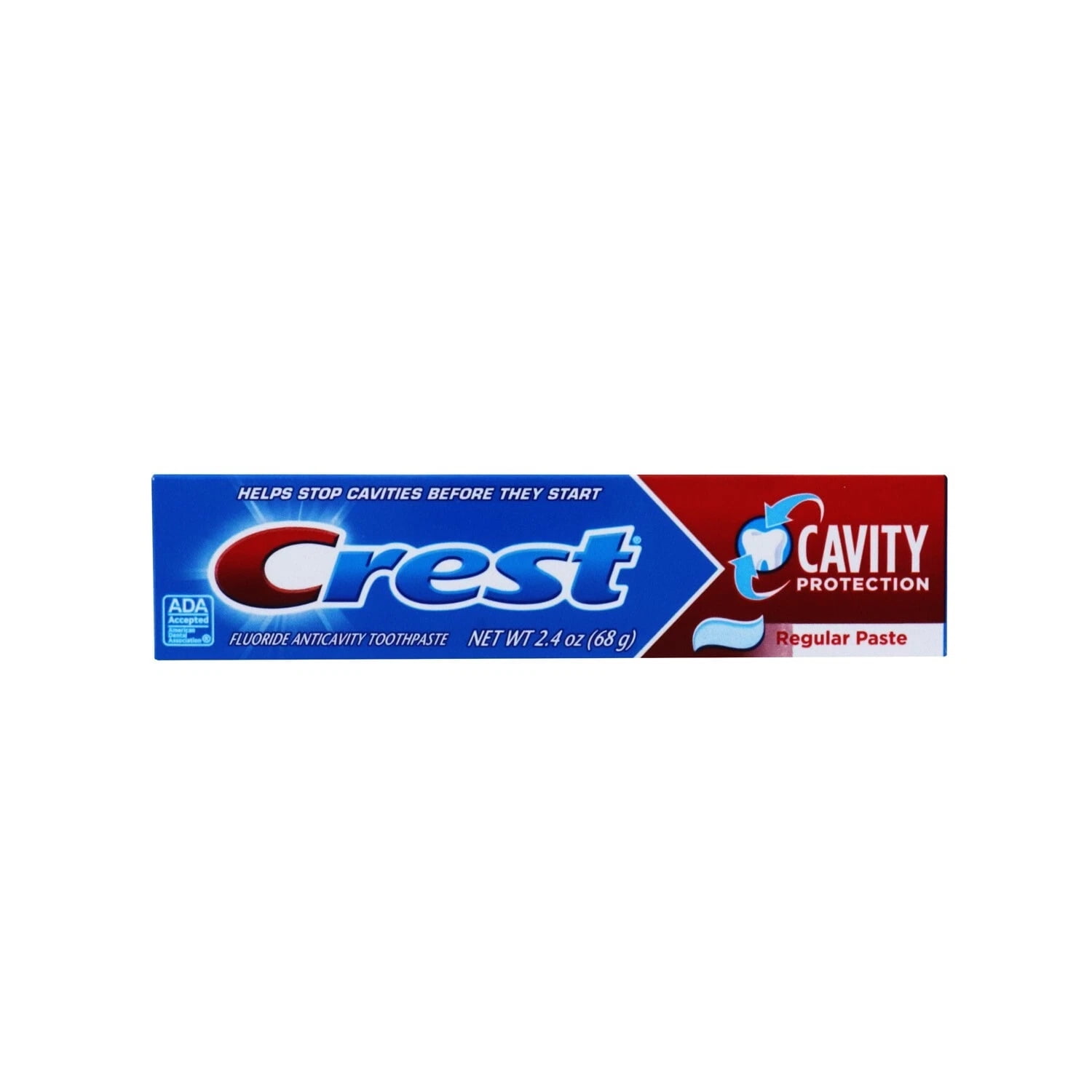 Crest Cavity Protection Toothpaste, Regular Paste, 2.4 oz - ADA ...