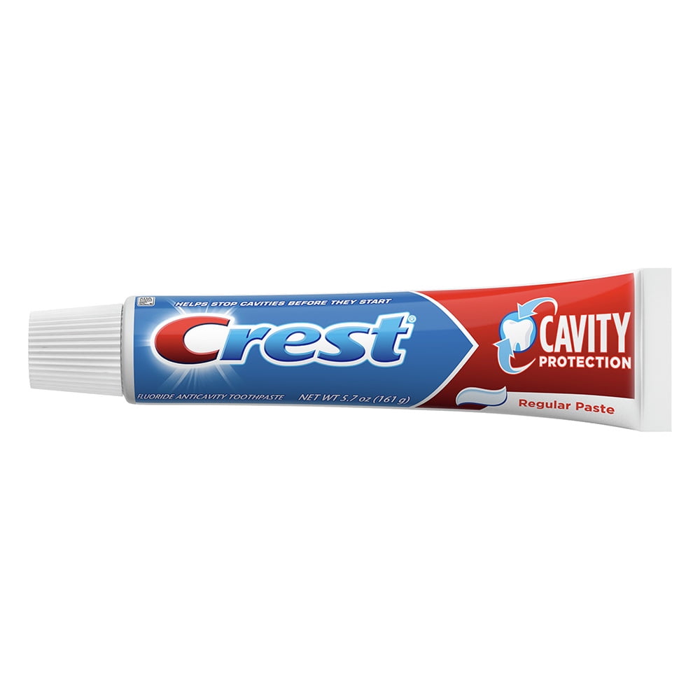 Crest Cavity Protection Toothpaste, Regular Paste, 5.7 Oz - Walmart.com