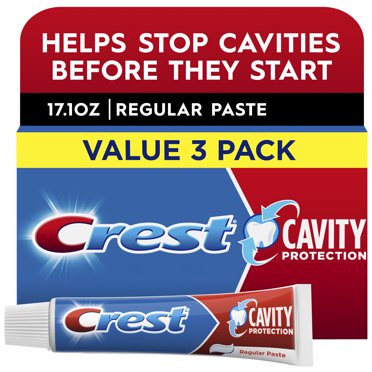 Crest, Cavity Protection, Fluoride Anticavity Toothpaste, Regular, 5.7 ...