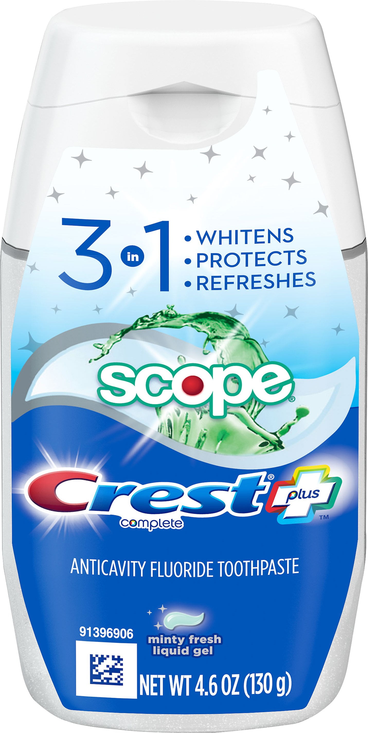 Crest Complete Plus - 3-in-1 Tartar Control, Whitening, Minty Fresh Gel ...