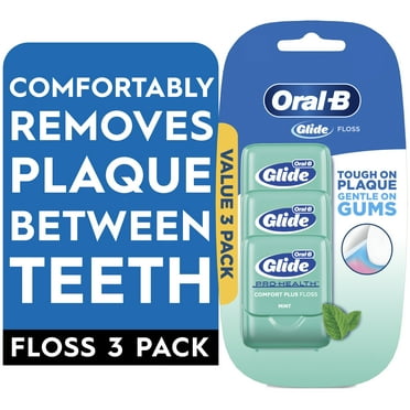 Oral-B Expandable Ribbon Dental Floss, Mint, Expands for a Deep Clean ...