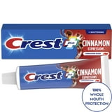 Crest Complete Plus Cinnamon Expressions Toothpaste 5.4 oz, Cavity ...