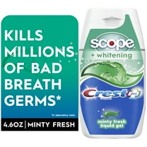 Crest + Scope Complete Whitening Toothpaste, Minty Fresh Breath, Fights ...