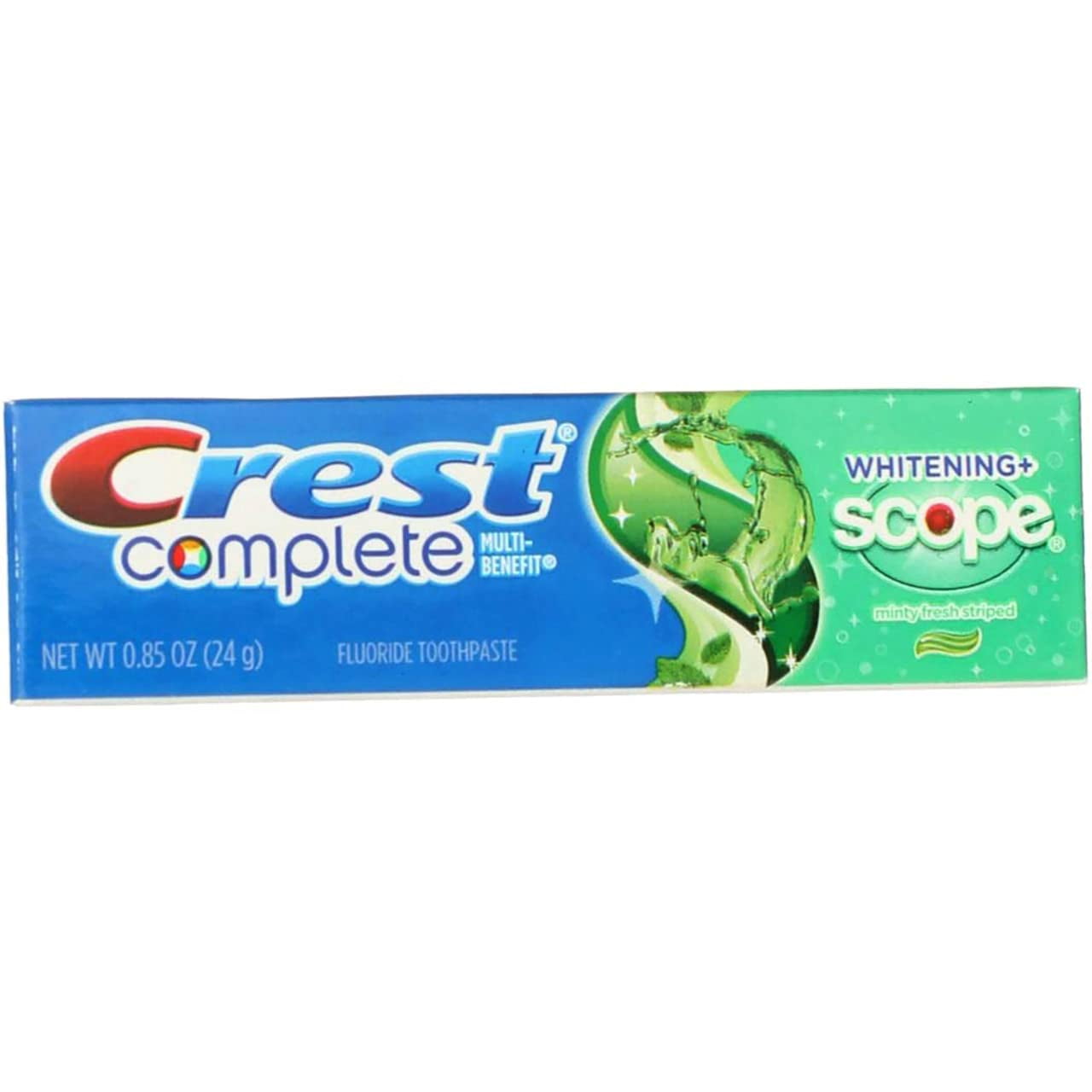 Crest Complete Whitening Plus Scope Minty Fresh Toothpaste, Travel Size ...