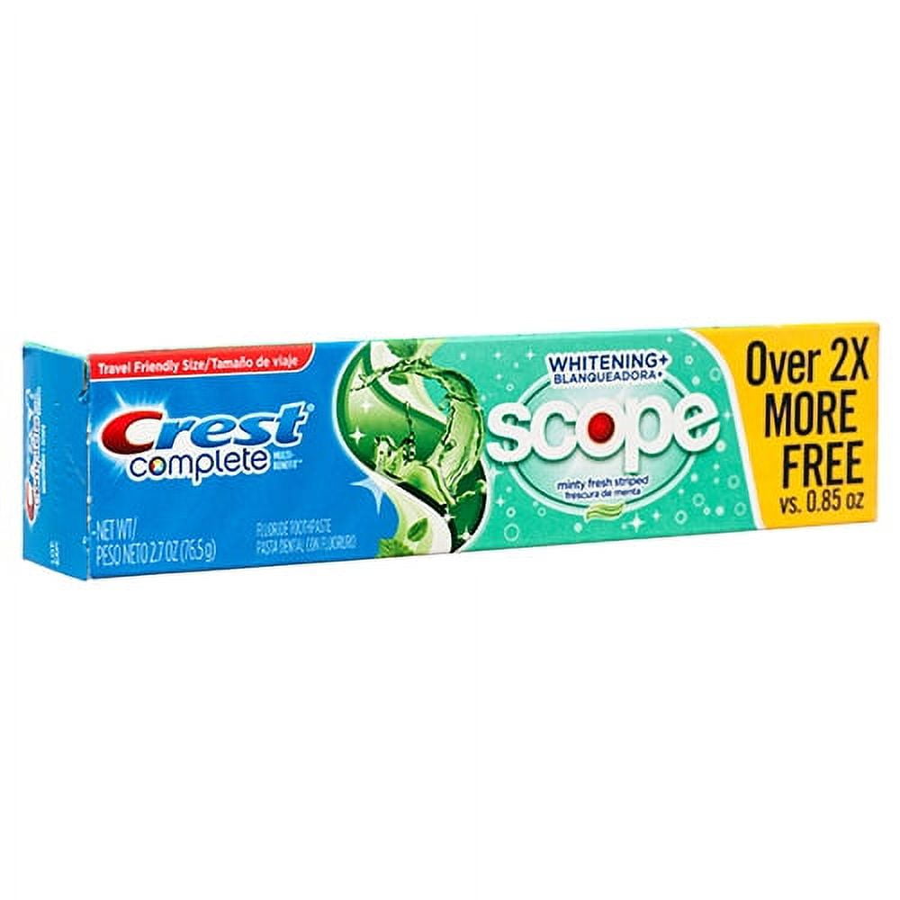Crest Toothpaste White+Scope 2.7 oz - Walmart.com