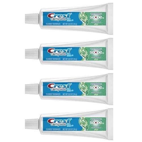 Crest Complete Whitening Scope Minty Toothpaste, Travel Size 0.85 Oz ...