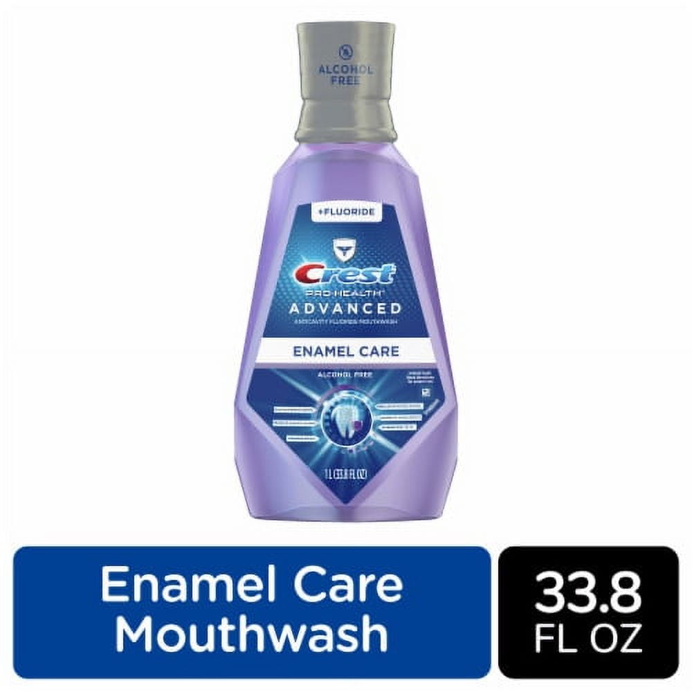 Crest Enamel Care Pro-Health Alcohol Free Advanced Mouthwash 33.8 fl oz ...