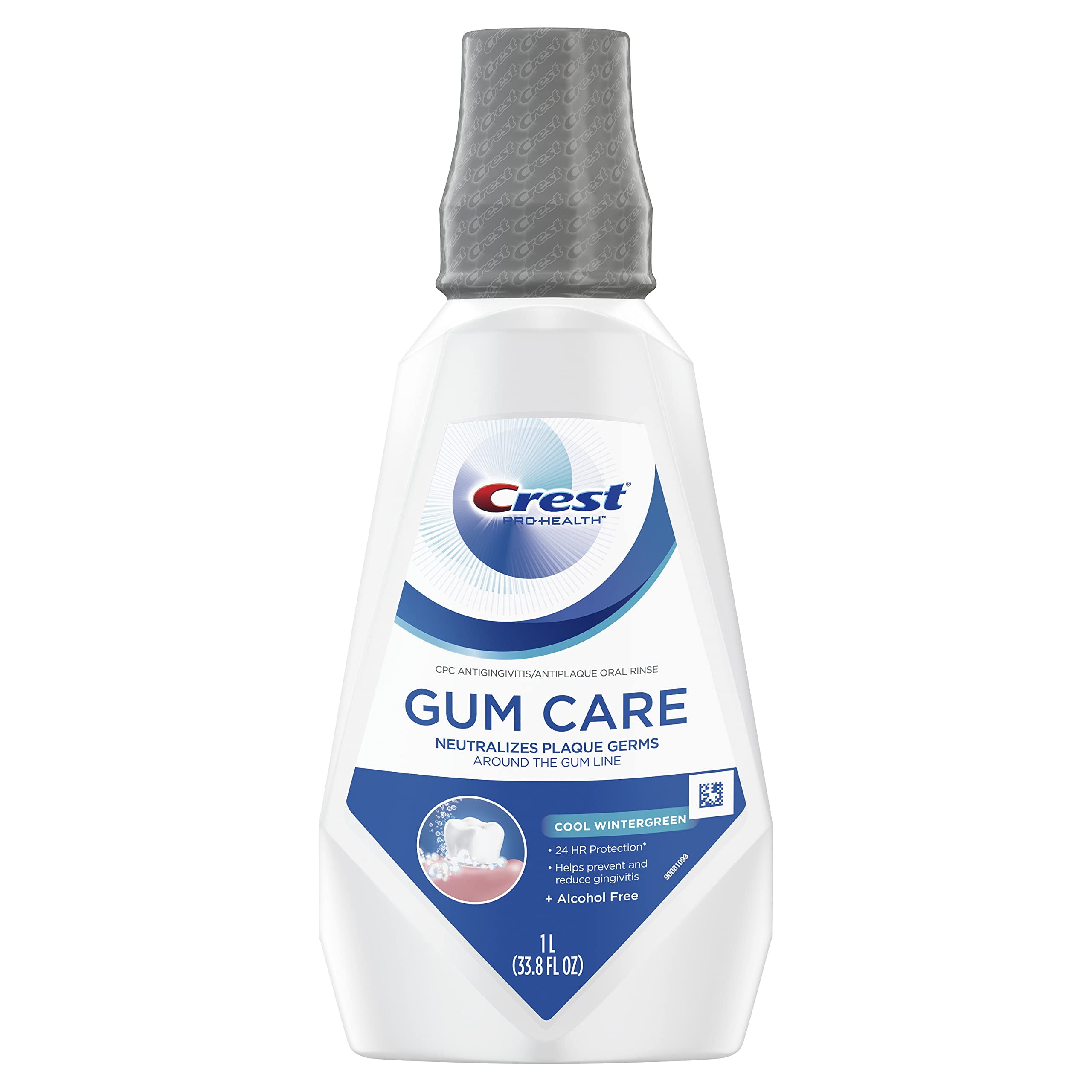 Crest Gum Care Mouthwash (Cool Wintergreen, 1 L/33.8 Fl Oz) - Walmart.com