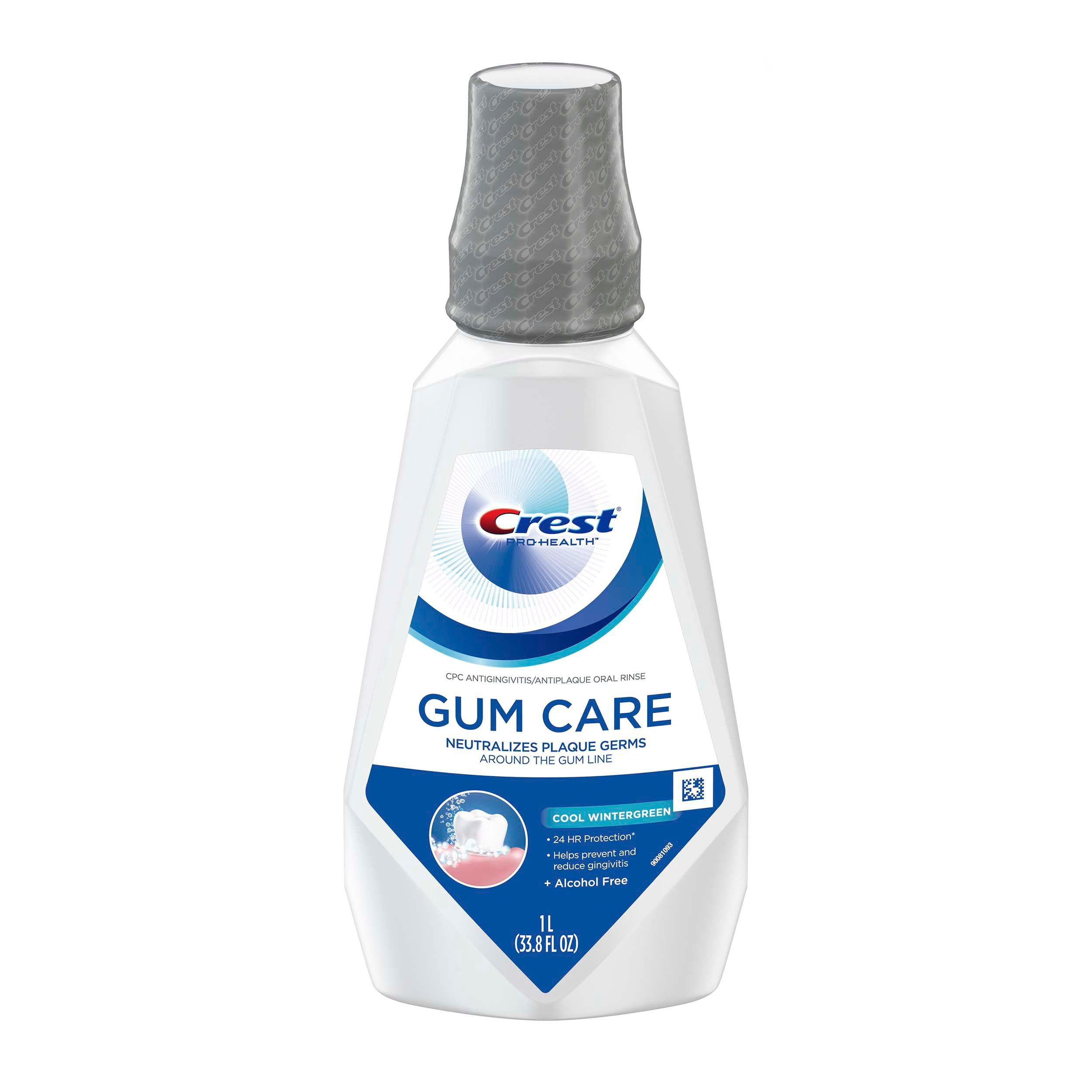 Crest Gum Care Mouthwash - Cool Wintergreen - 33.8 oz (Pack of 1 ...