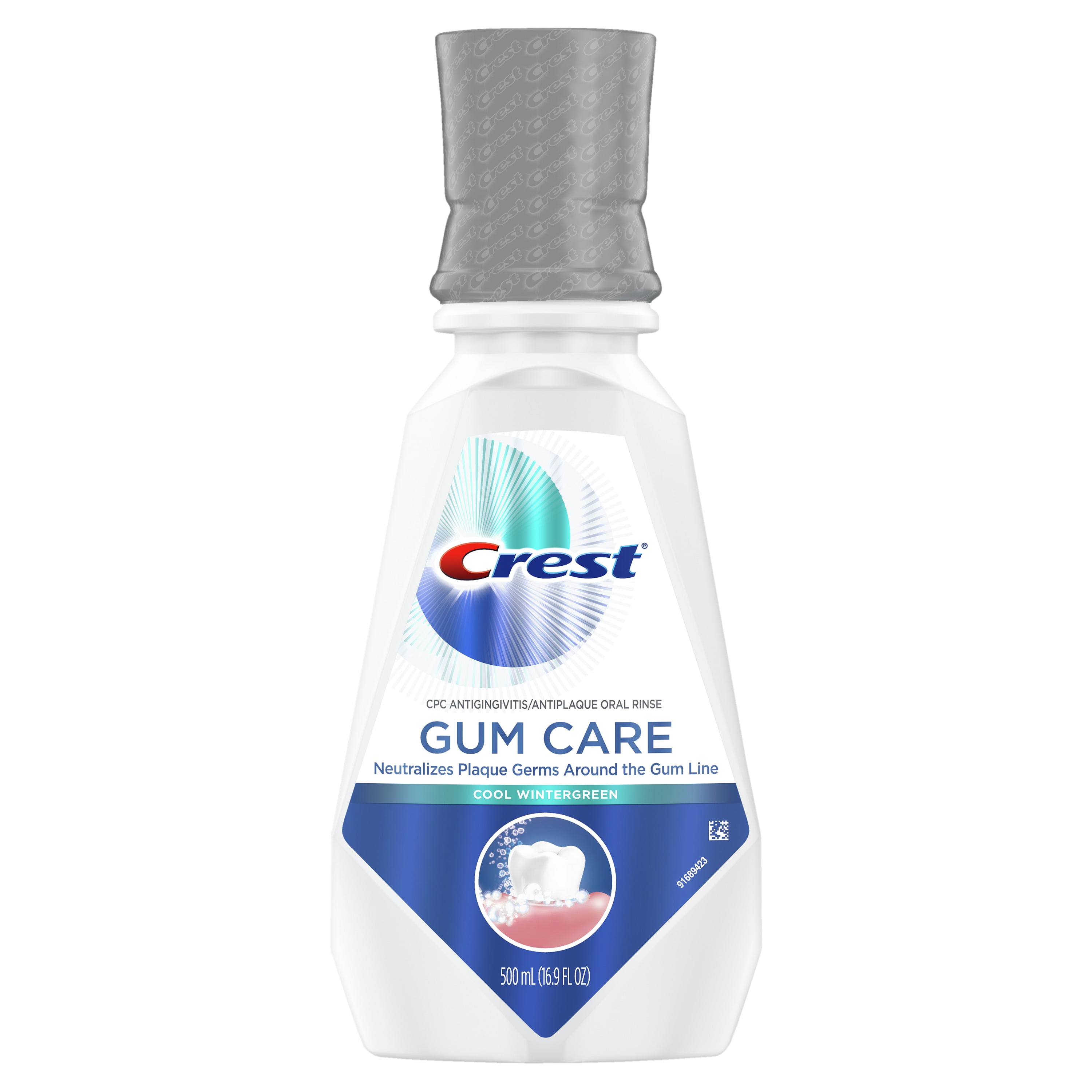 Crest Gum Care Mouthwash, Cool Wintergreen, CPC (Cetylpyridinium ...