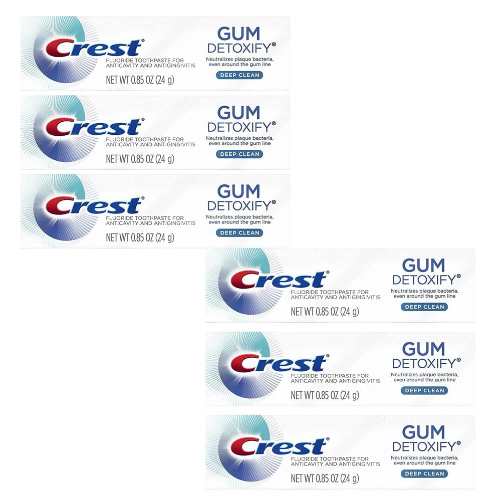 Crest Gum Detoxify Toothpaste, Deep Clean, Travel Size, 0.85 oz (24g ...