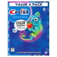 Crest Kid's Advanced Color Changing Toothpaste, Strawberry, 4.2 Ounce ...