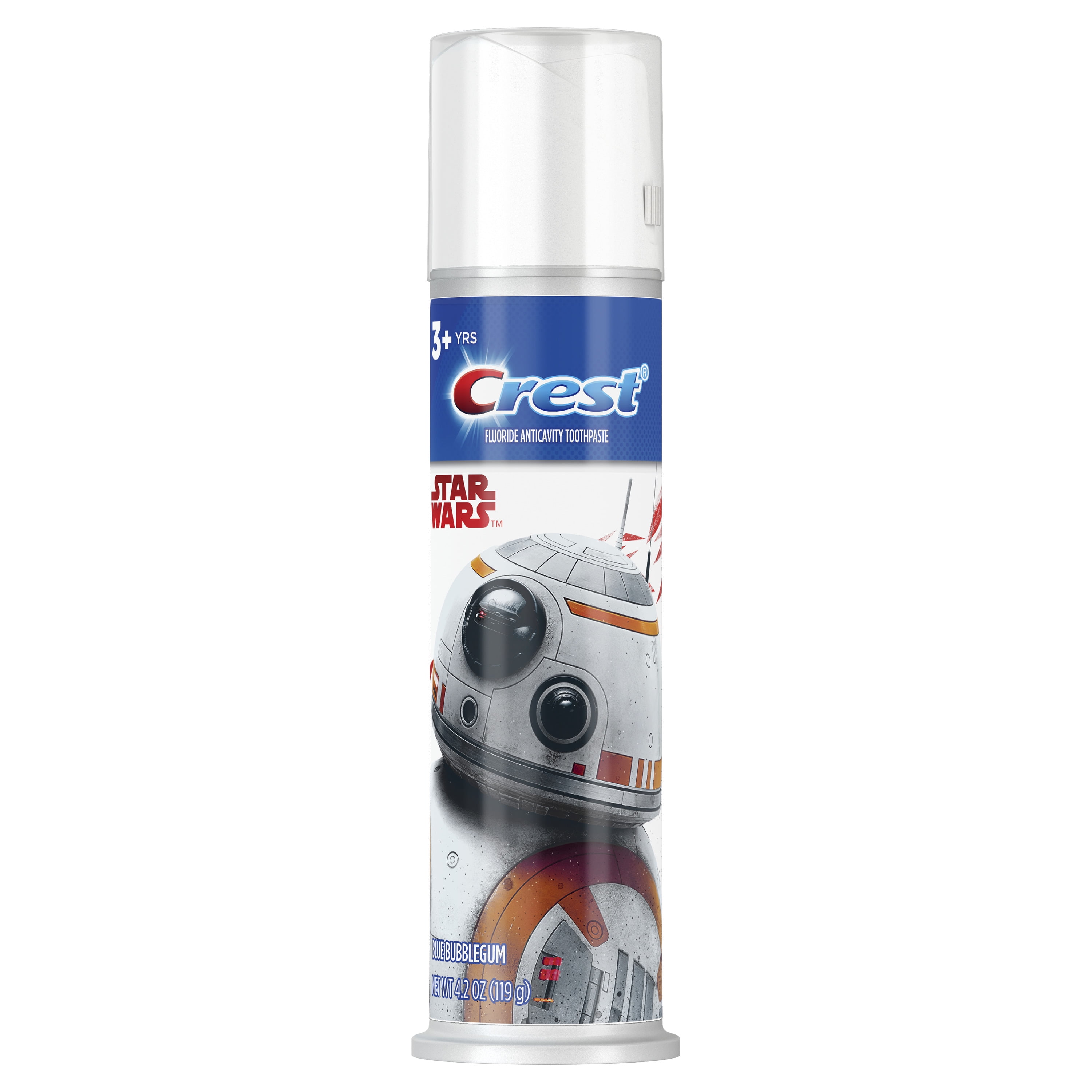 Crest Kid's Cavity Protection Toothpaste Pump featuring STAR WARS, Blue ...