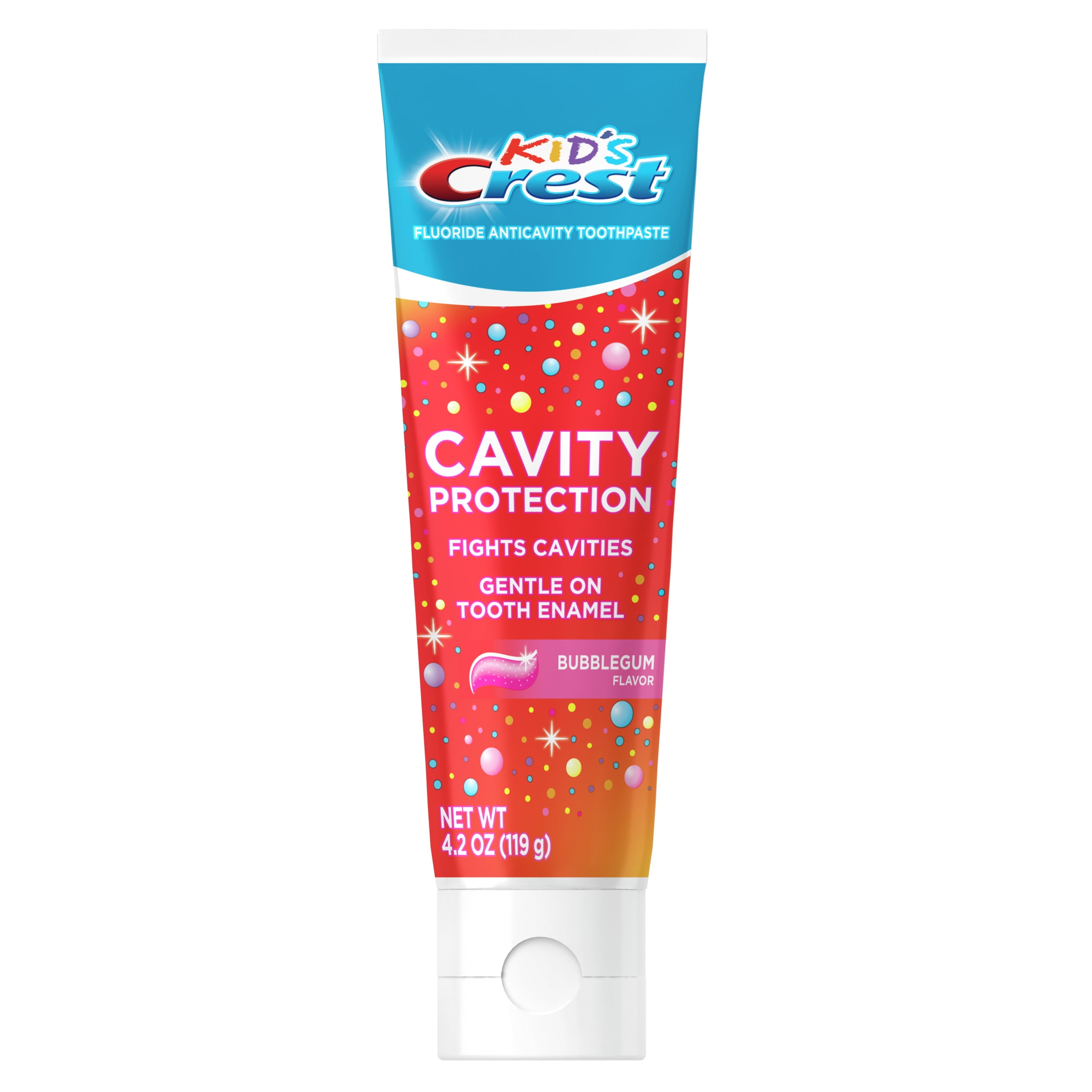Crest Kid's Fun Bubblegum Flavor Toothpaste, Cavity Protection Gel ...
