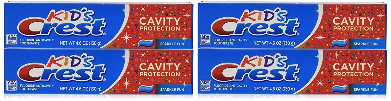 Crest Kid's Crest, Fluoride Anticavity Toothpaste, Sparkle Fun Flavor ...