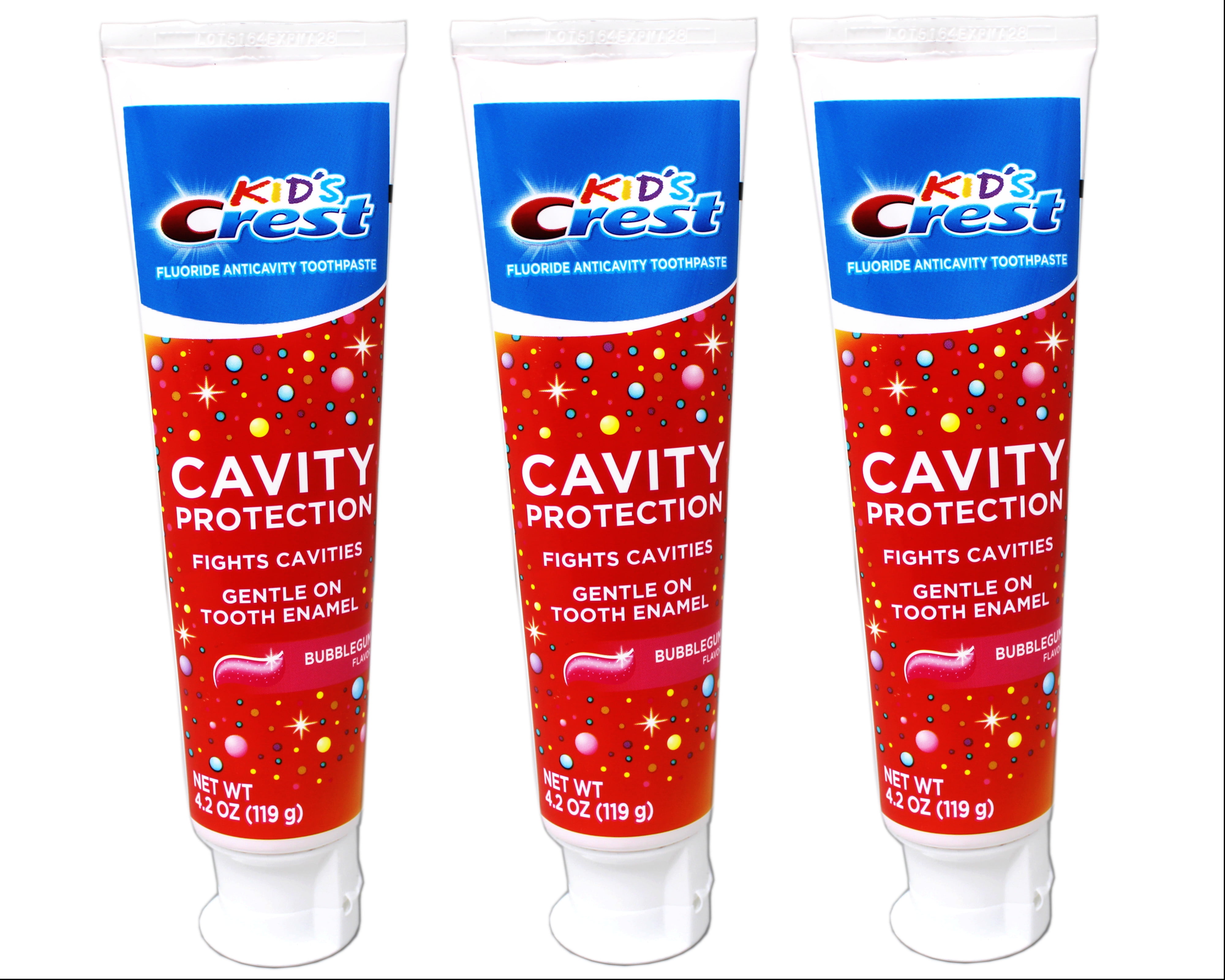 Crest Kid's Toothpaste Cavity Protection Gel Formula, Bubblegum, 4.2 ...
