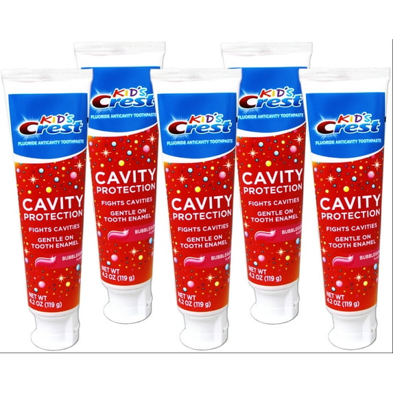 Crest Kid's Toothpaste Cavity Protection Gel Formula, Bubblegum, 4.2 ...