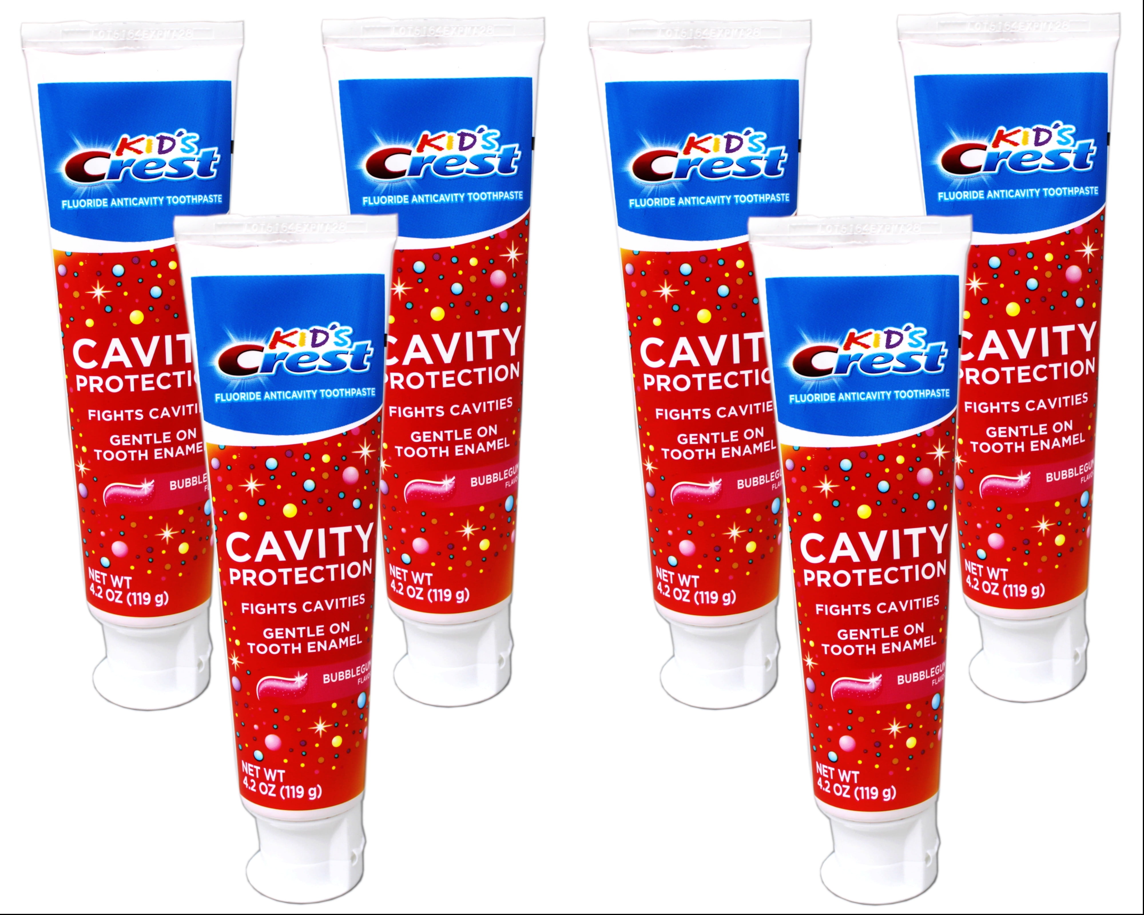 Crest Kid's Toothpaste Cavity Protection Gel Formula, Bubblegum, 4.2 ...