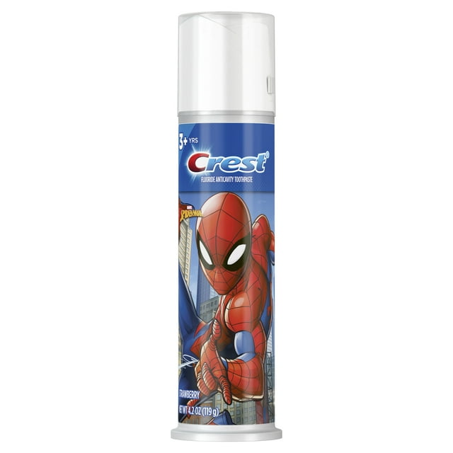 Crest Kid's Superhero Toothpaste, Marvel's Spiderman, Strawberry Flavor ...