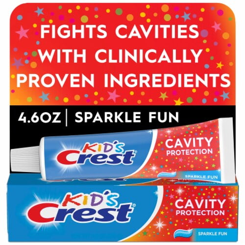 Crest Kids Cavity Protection Sparkle Fun Flavor Toothpaste 4.6 oz ...