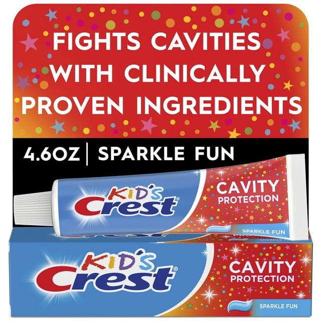 Crest Kids Fluoride Anti-Cavity Toothpaste, Toddler to Children's ...