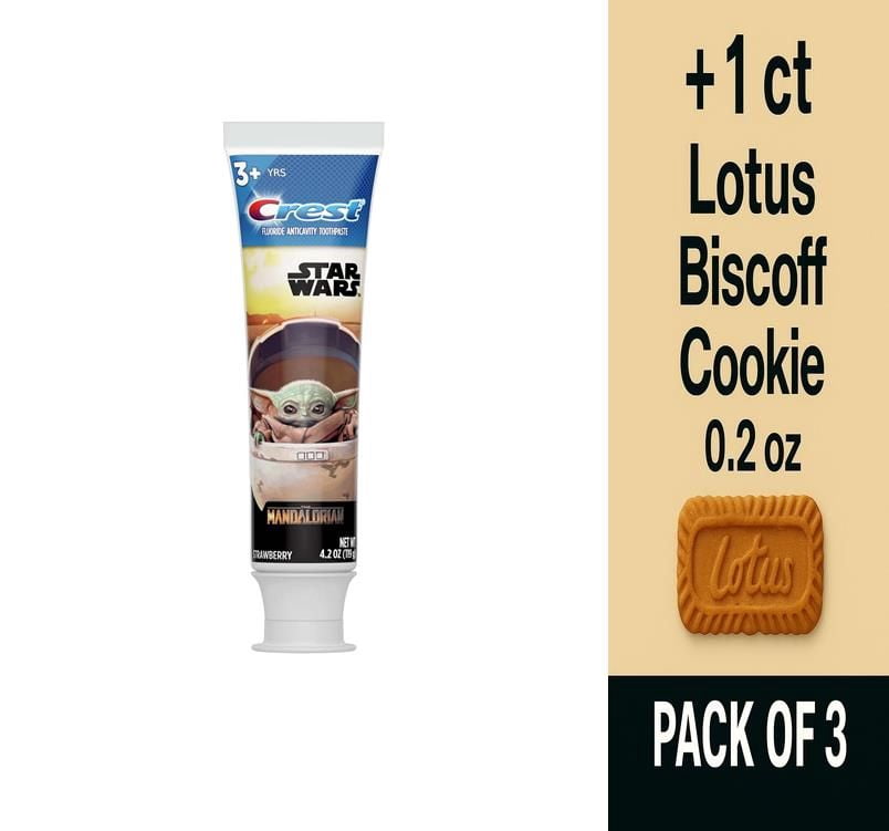 Crest Kids Star Wars The Mandalorian Toothpaste - Strawberry - 4.2 oz ...