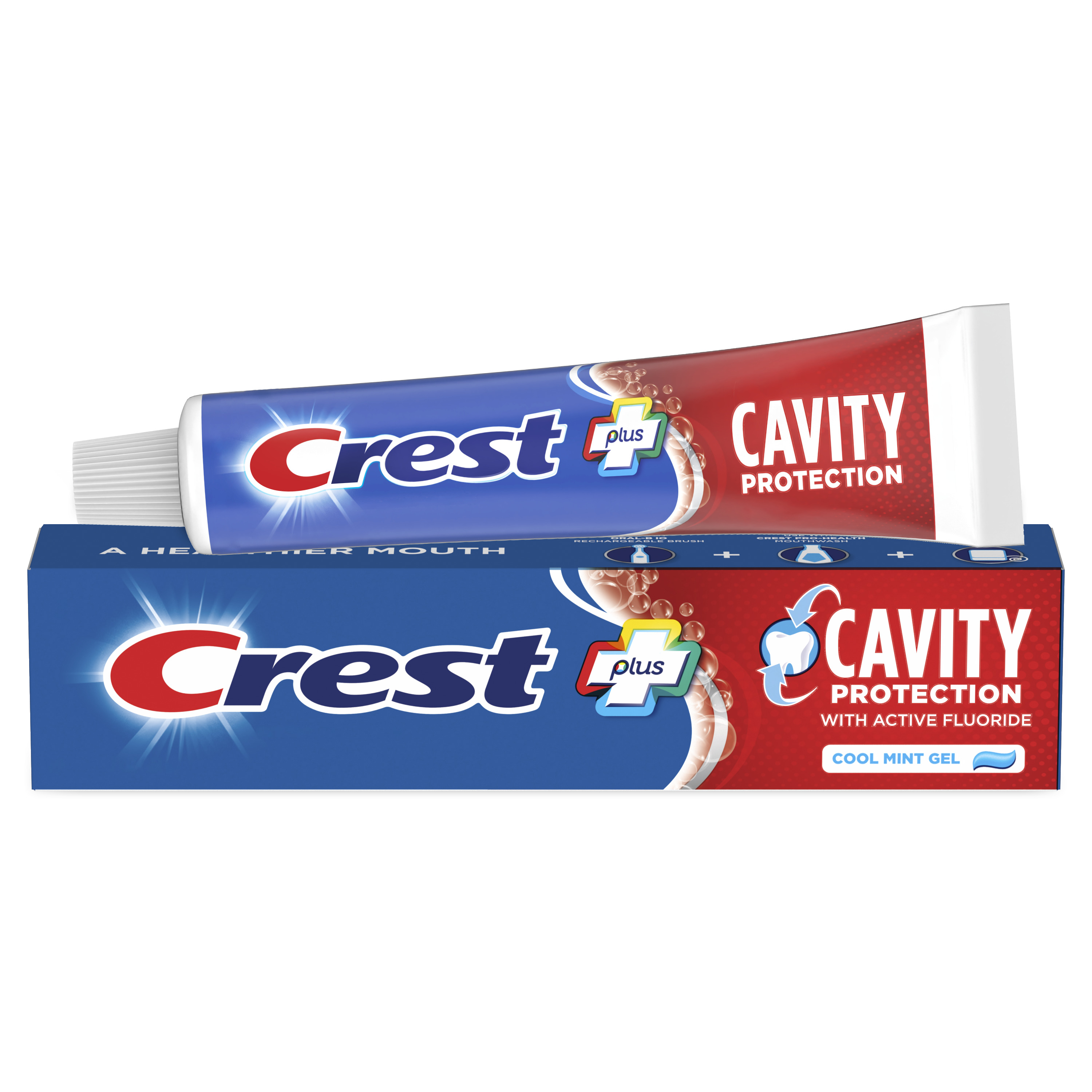 Crest Plus Cavity Protection Toothpaste Deep Clean Flavor Cool Mint Crest Plus Cavity Protection Toothpaste Deep Clean Flavor Cool Mint