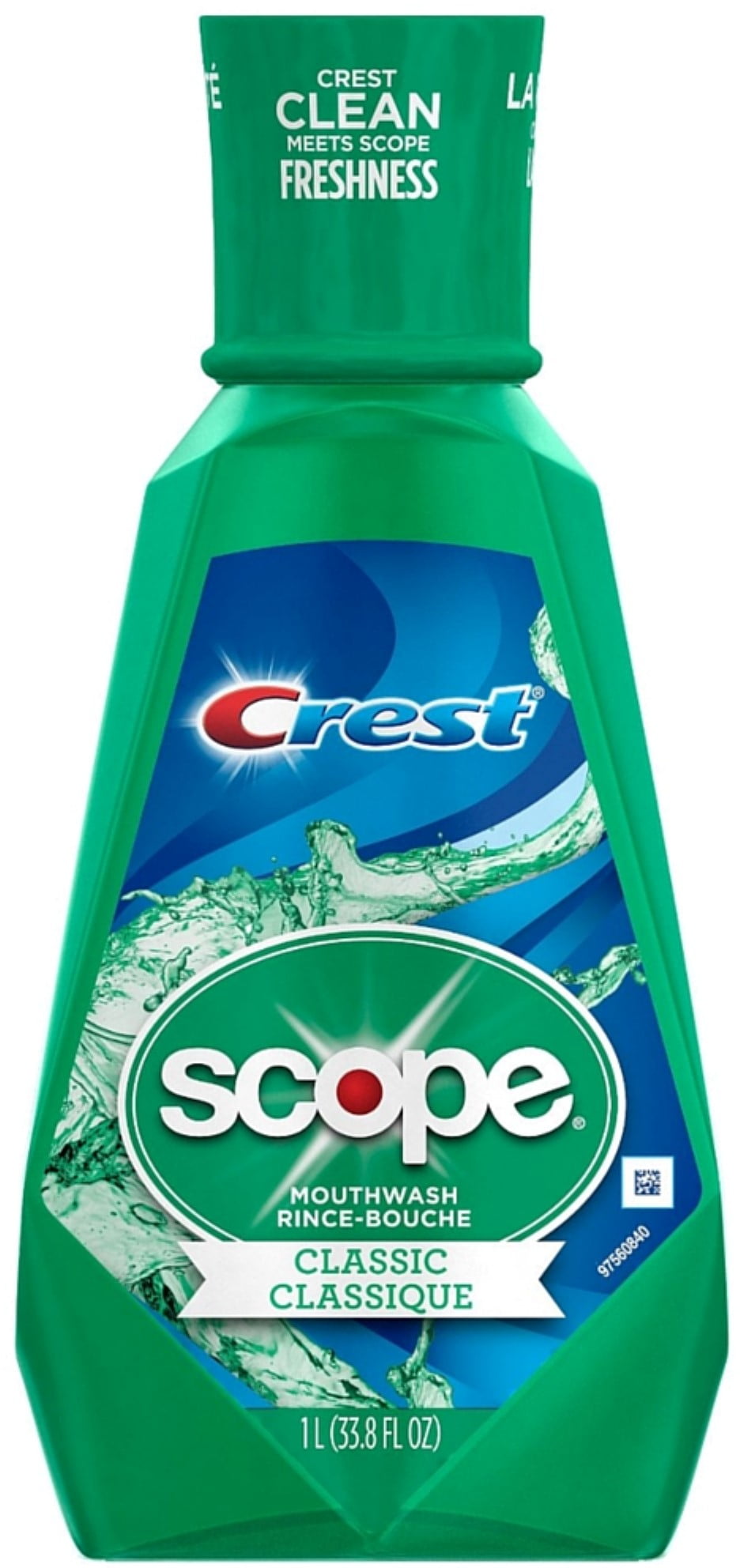 Crest Plus Scope Classic Mouthwash, Original Formula 33.80 oz - Walmart.com