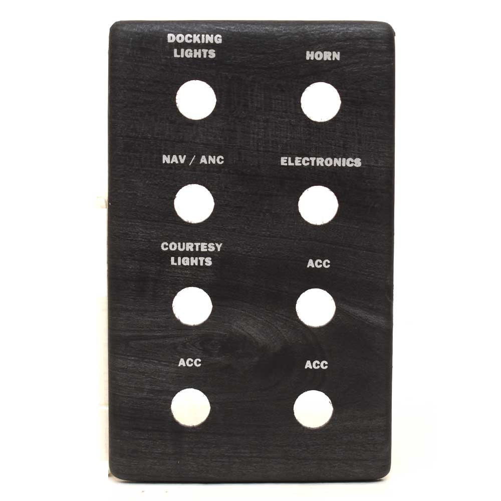 Crest Pontoon Boat Blank Switch Panel 175498 | 6 1/2 x 4 Inch - Walmart.com