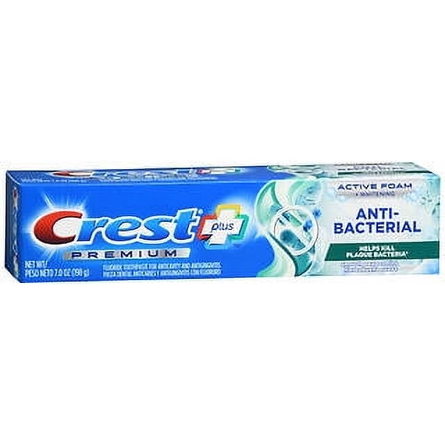 Crest Premium Plus Health Care Antibacterial Toothpaste, Smooth ...
