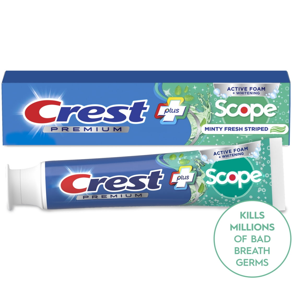 Crest Premium Plus Scope Minty Fresh Toothpaste, 5.2 oz - Walmart.com