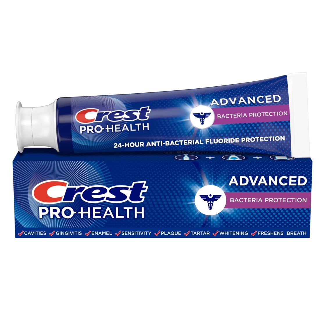 Crest Pro-Health Advanced Bacteria Protection Toothpaste, 5.1 oz ...