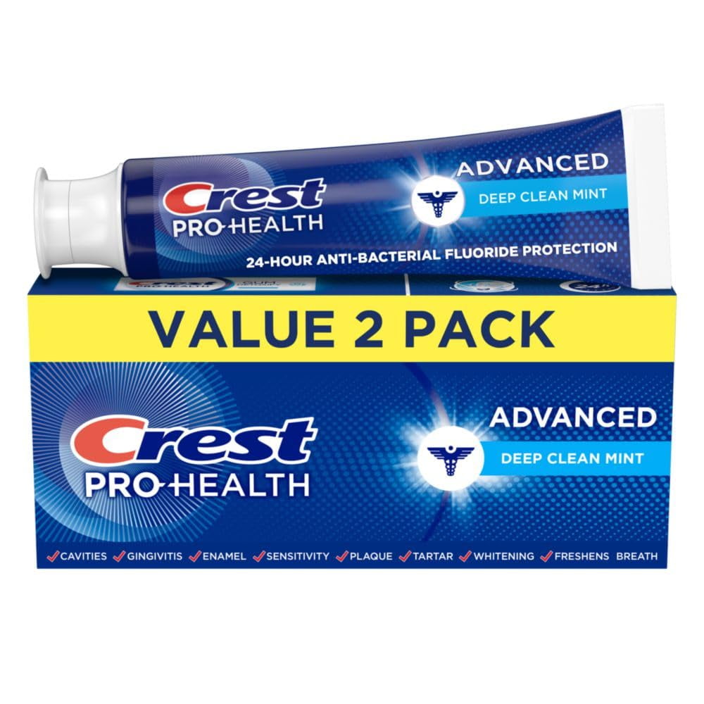 Crest Pro-Health Advanced Deep Clean Mint AIS1 Toothpaste, 2 Count ...