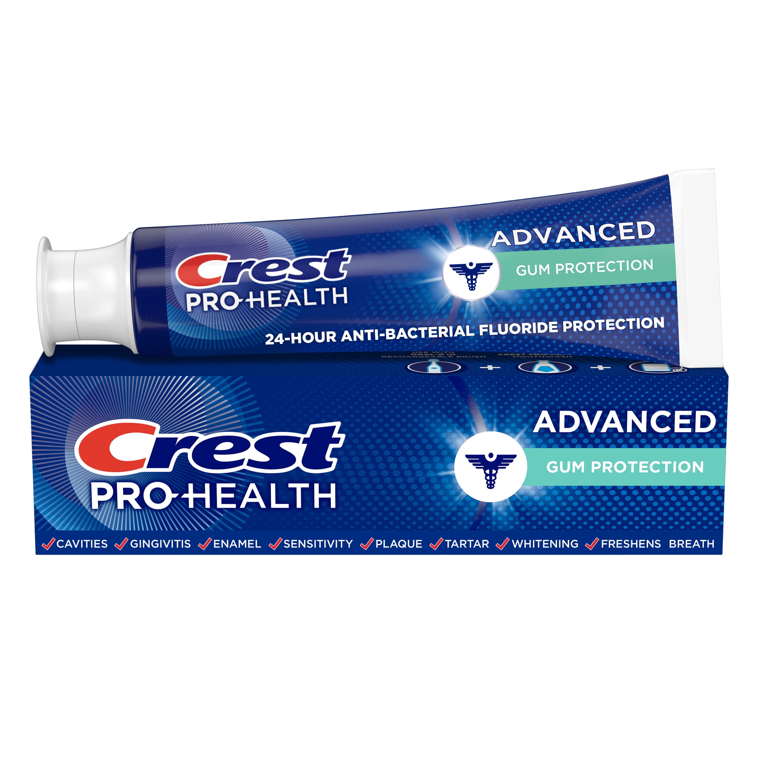 Crest Pro-Health Advanced Gum Protection Toothpaste, Anti-Plaque ...