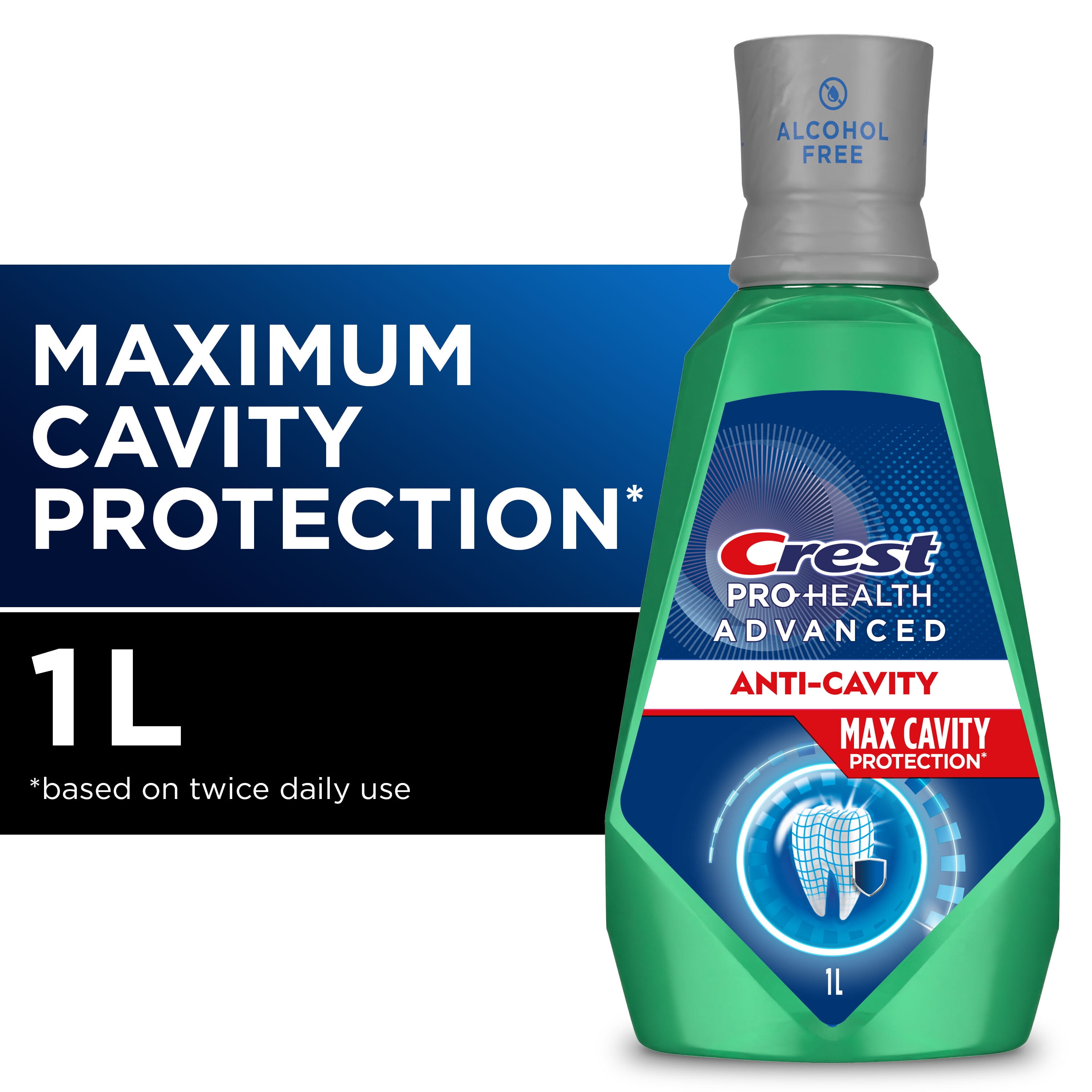 Crest Pro-Health Advanced Maximum Cavity Protection Mouthwash - Mild ...