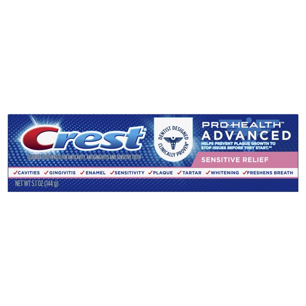 Crest Pro-Health Advanced Sensitivity Relief Toothpaste (5.1oz ...