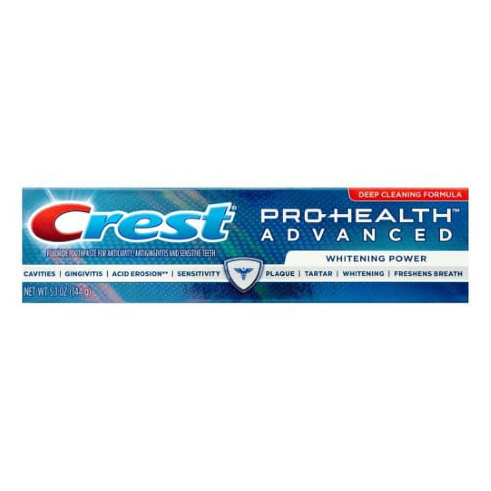 Crest Pro-Health Advanced Whitening Power Toothpaste, 5.1 Oz (Pack of ...