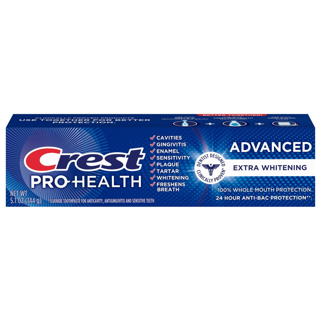 Crest Pro-Health Advanced Whitening Power Toothpaste - Walmart.com