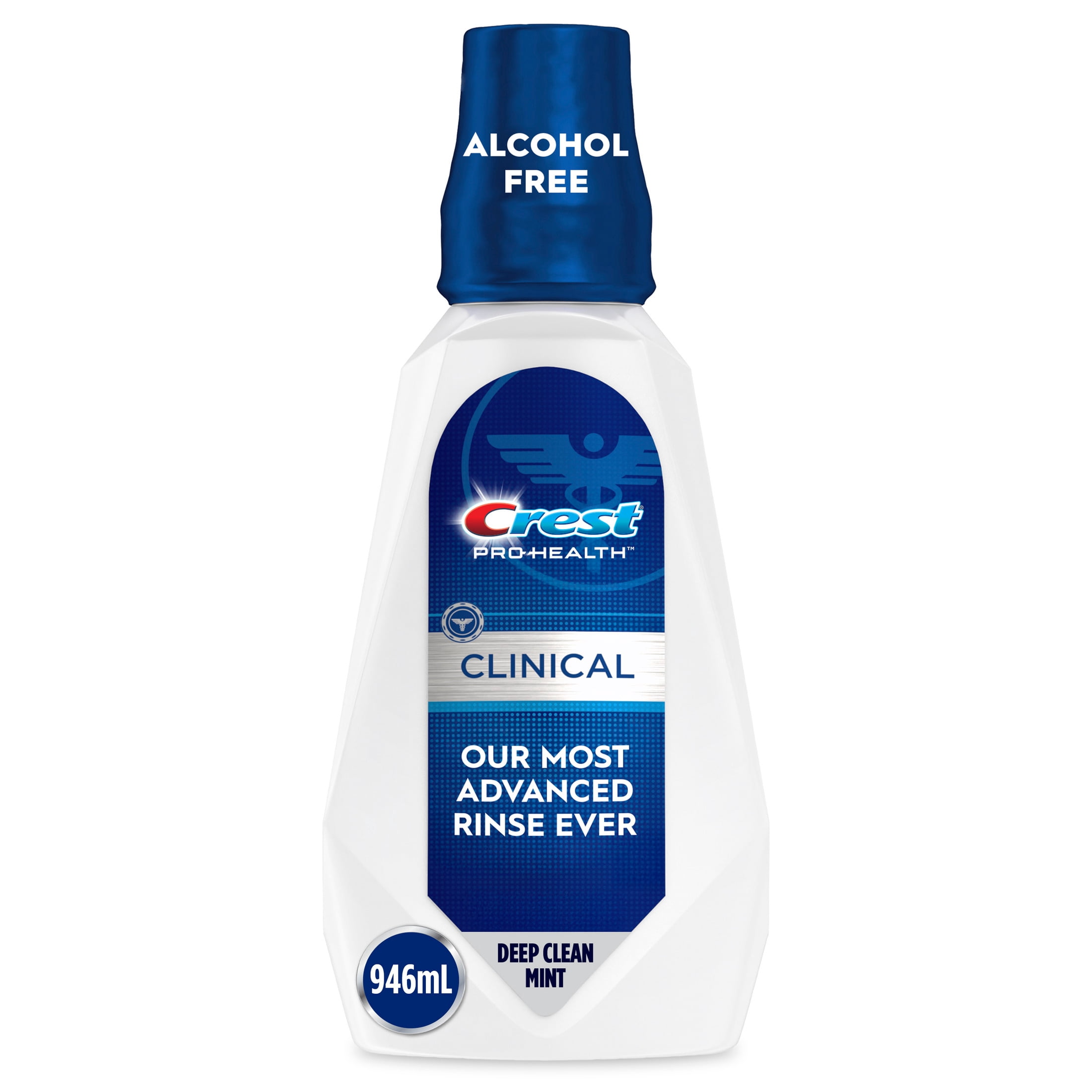 Crest, Mouthwash, 946 mL, Pro-Health Clinical Deep Clean Mint - Walmart.com
