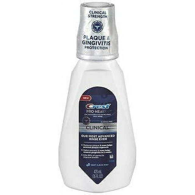 Crest Pro-Health Clinical Oral KF05 Rinse Deep Clean Mint - 16 oz, Pack ...