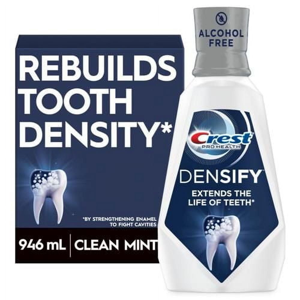 Crest Pro Health Densify Fluoride Mouthwash, Alcohol Free, Cavity ...