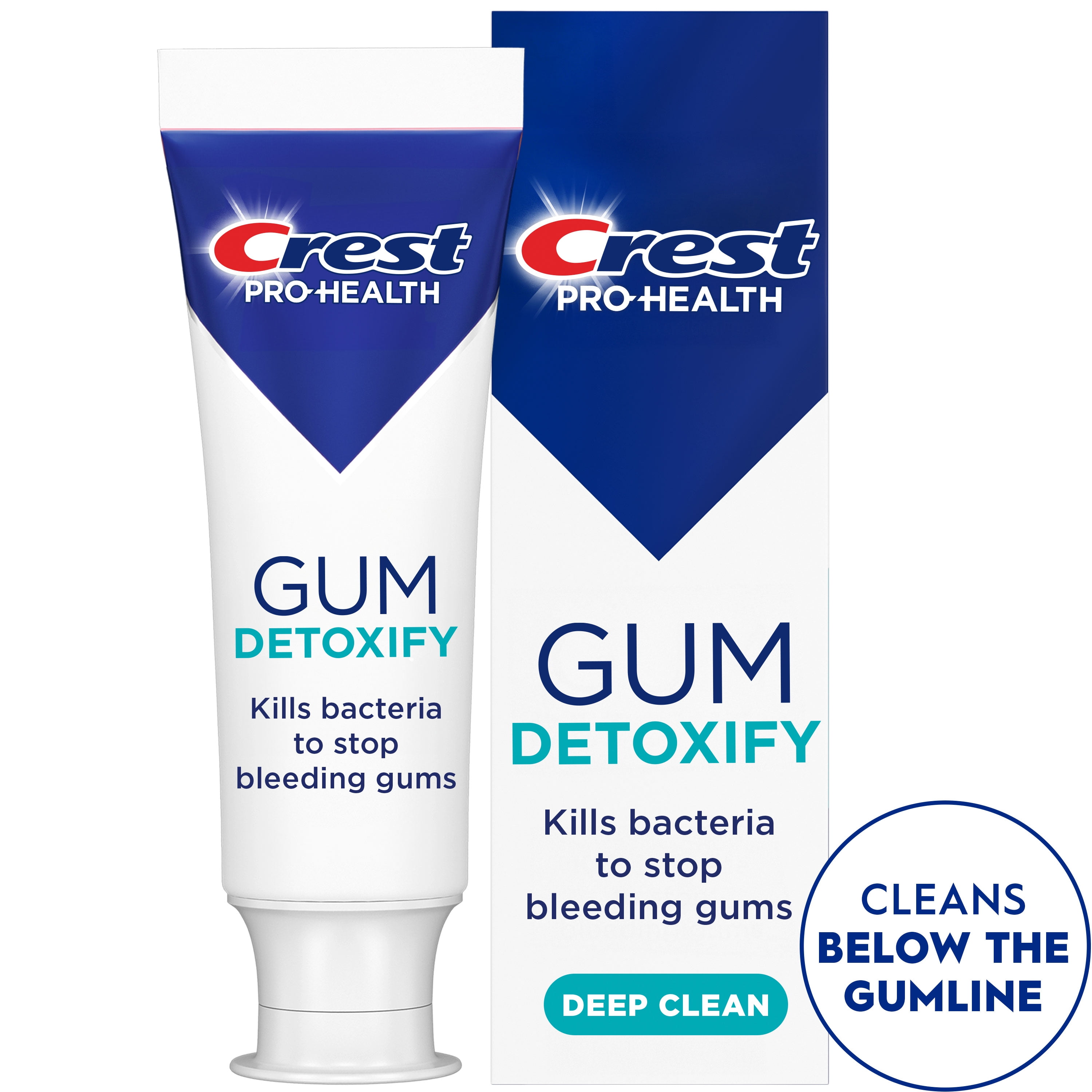 Crest Gum Detoxify Deep Clean Toothpaste 2.6 oz with Antibacterial ...