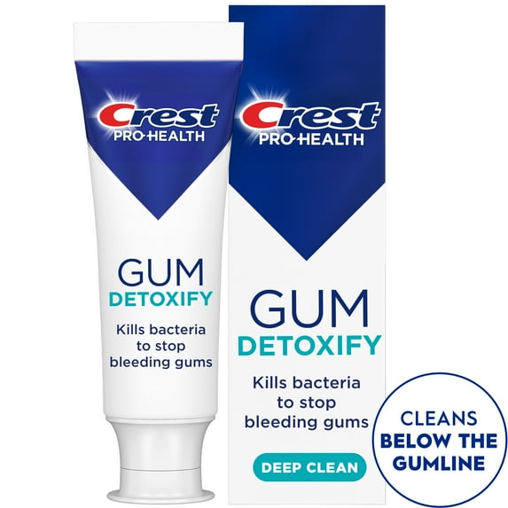 Crest Gum Detoxify Deep Clean Toothpaste 2.6 oz with Antibacterial ...