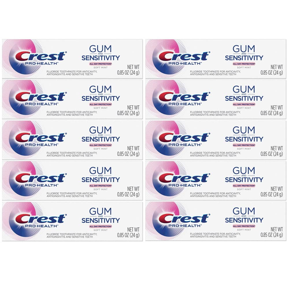Crest Pro Health Gum and Sensitivity Toothpaste, Soft Mint, Travel Size ...