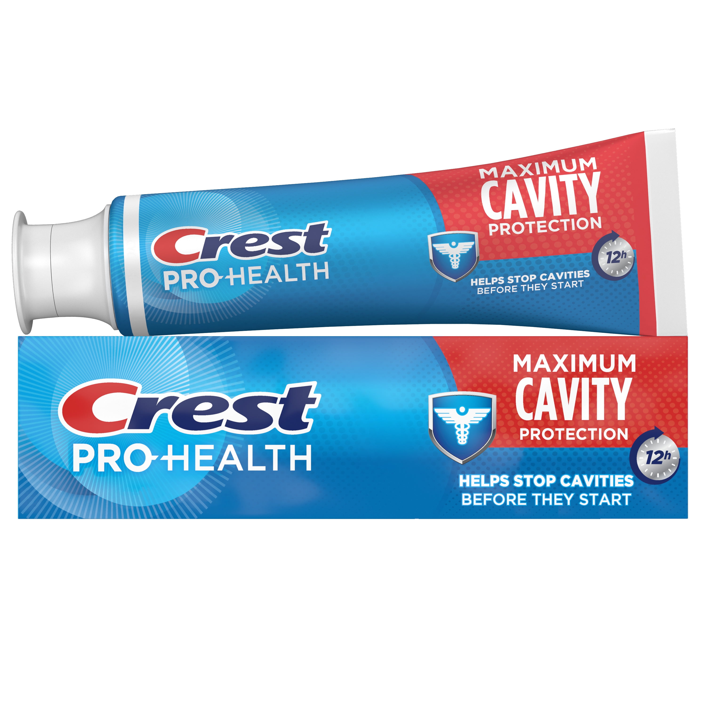 Crest Pro-Health Cavity Protection Toothpaste, Fluoride, Whitening, 4 ...